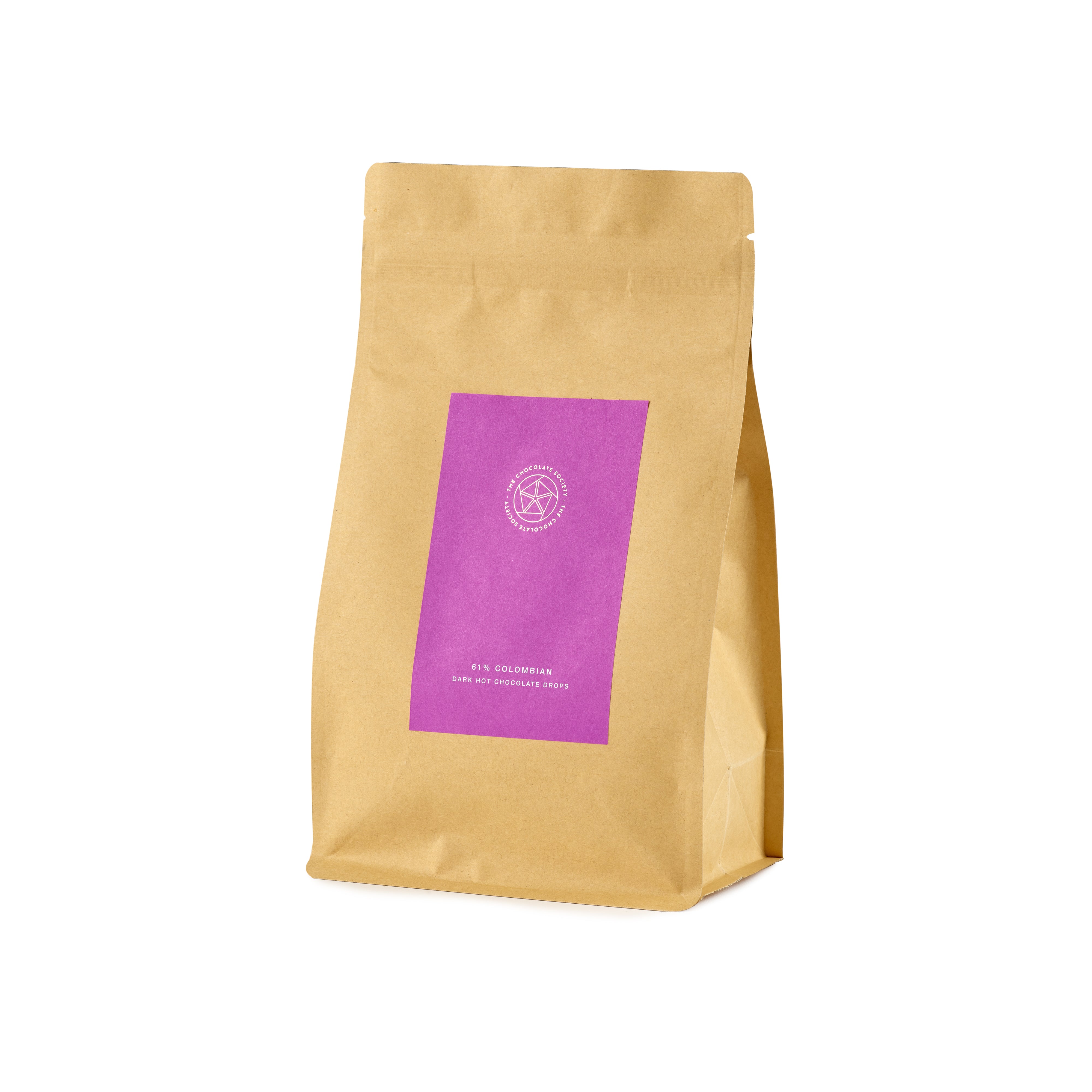 61% Colombian Hot Chocolate Drops | The Chocolate Society